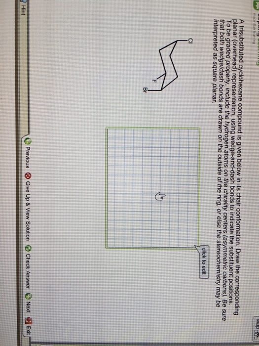 Solved A trisubstituted cyclohexane compound is given below | Chegg.com