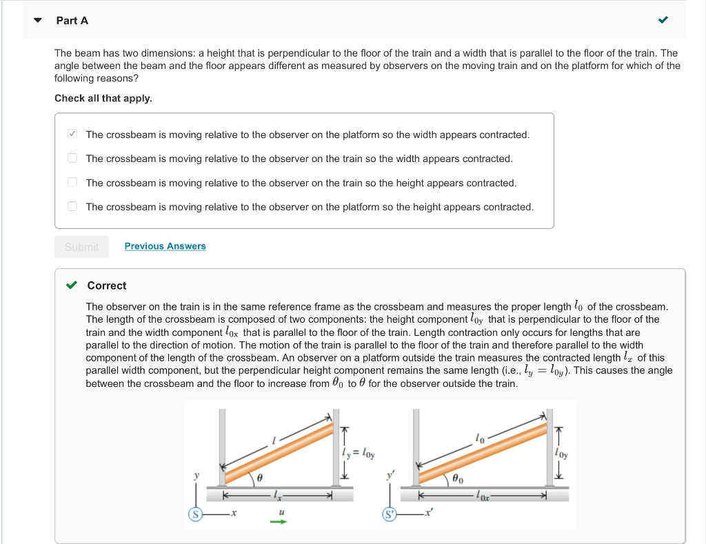 Solved Problem Solving Strategy 37.2: Length Contraction | Chegg.com Solved Problem Solving Strategy 37.2: Length Contraction | Chegg.com