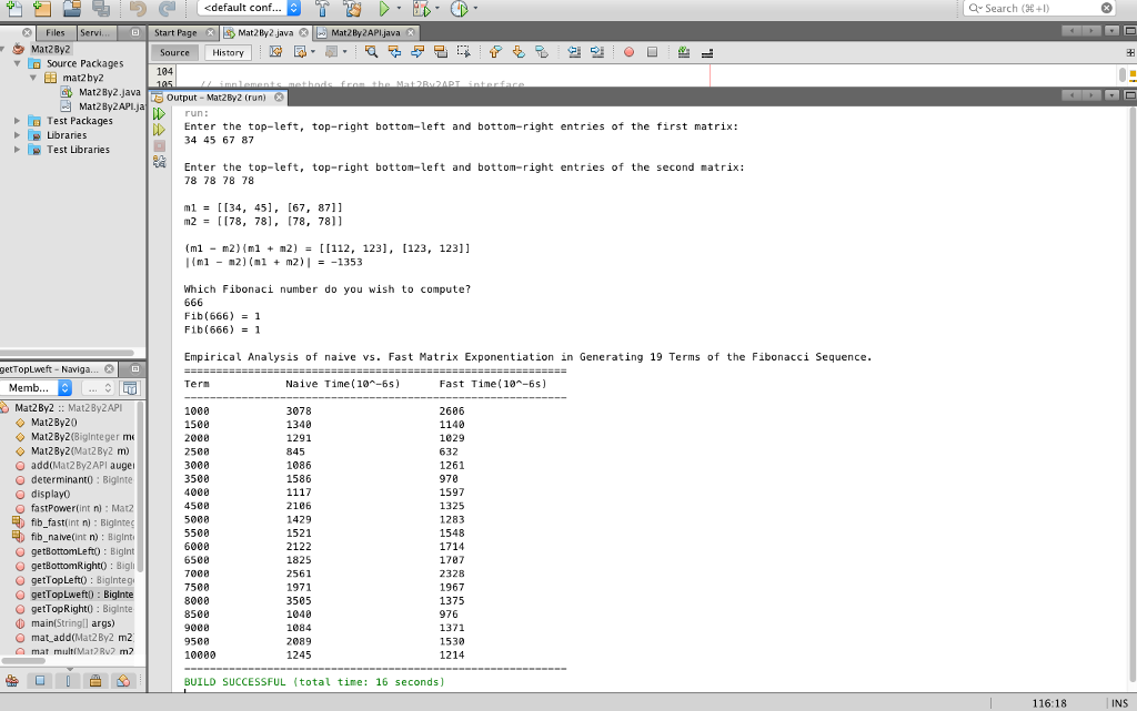 Solved Hello, I'm suppose to define a class, Mat2By2, that | Chegg.com