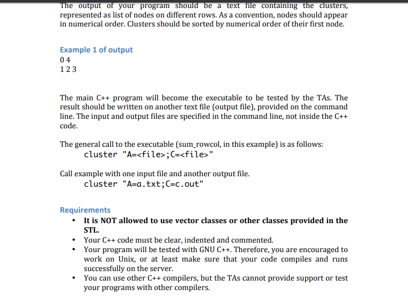 COSC2430: Programming and Data Structures Graph based | Chegg.com