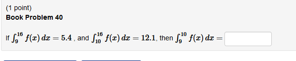 Solved (1 point) Book Problem 42 Consider the function 3 | Chegg.com