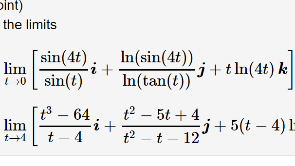 Solved I don't understand how to solve the first limit when | Chegg.com