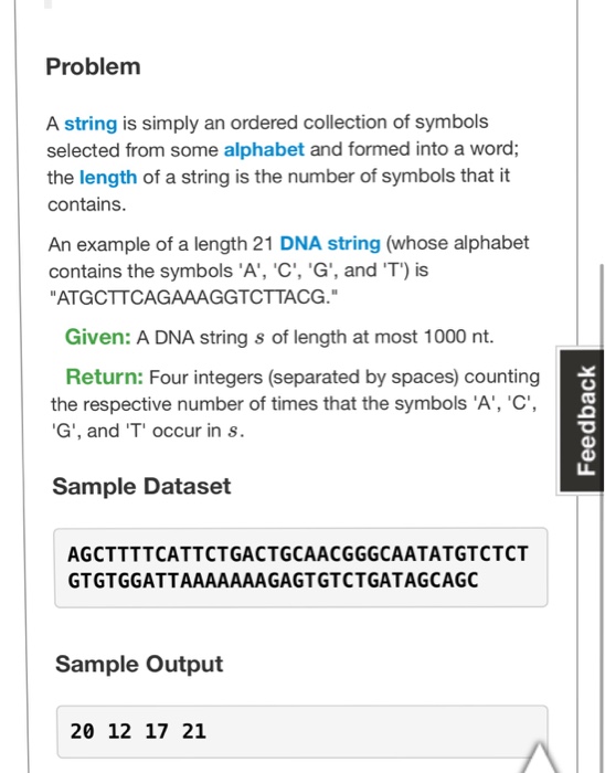 Solved A string is simply an ordered collection of symbols | Chegg.com