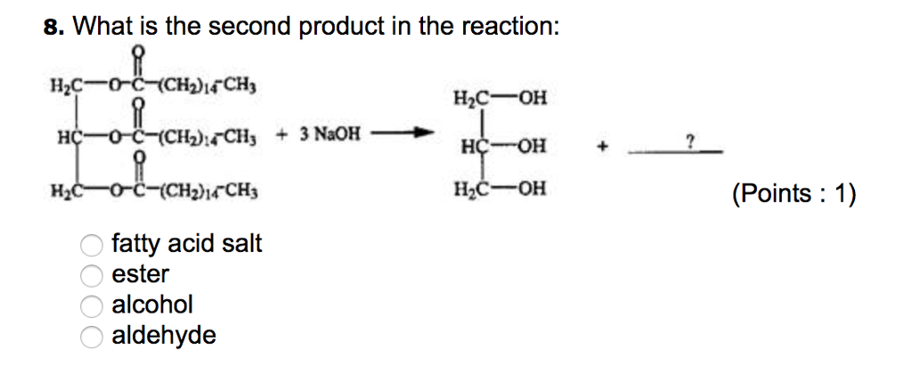 Solved 8. What is the second product in the reaction: H2C C | Chegg.com