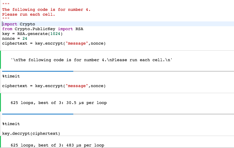 Solved The following code is for number 4. Please run each | Chegg.com
