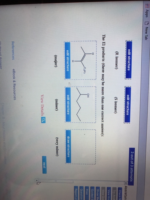 Solved Be sure to answer all parts. Draw all products, | Chegg.com