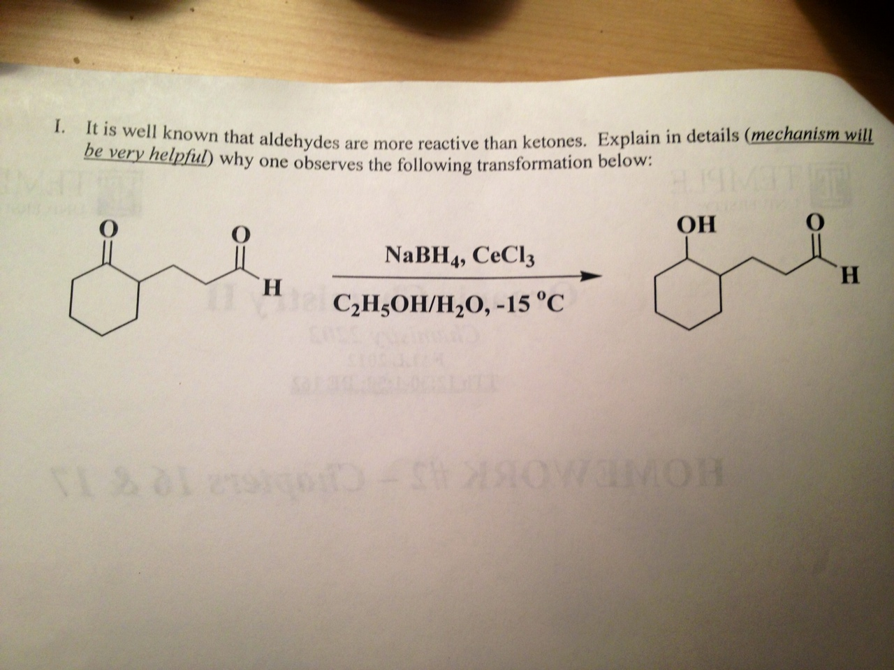 Solved It is well known that aldehydes are more reactive | Chegg.com