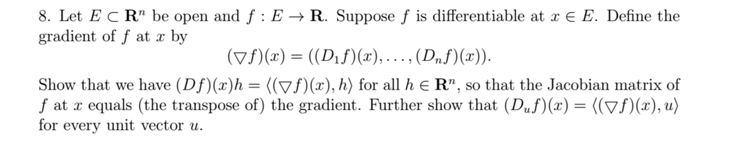 Let E Subset R^n be open and f : E right arrow R. | Chegg.com