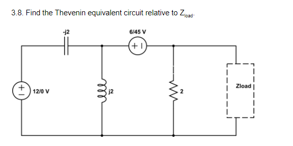 Solved Find the Thevenin equivalent circuit relative to | Chegg.com