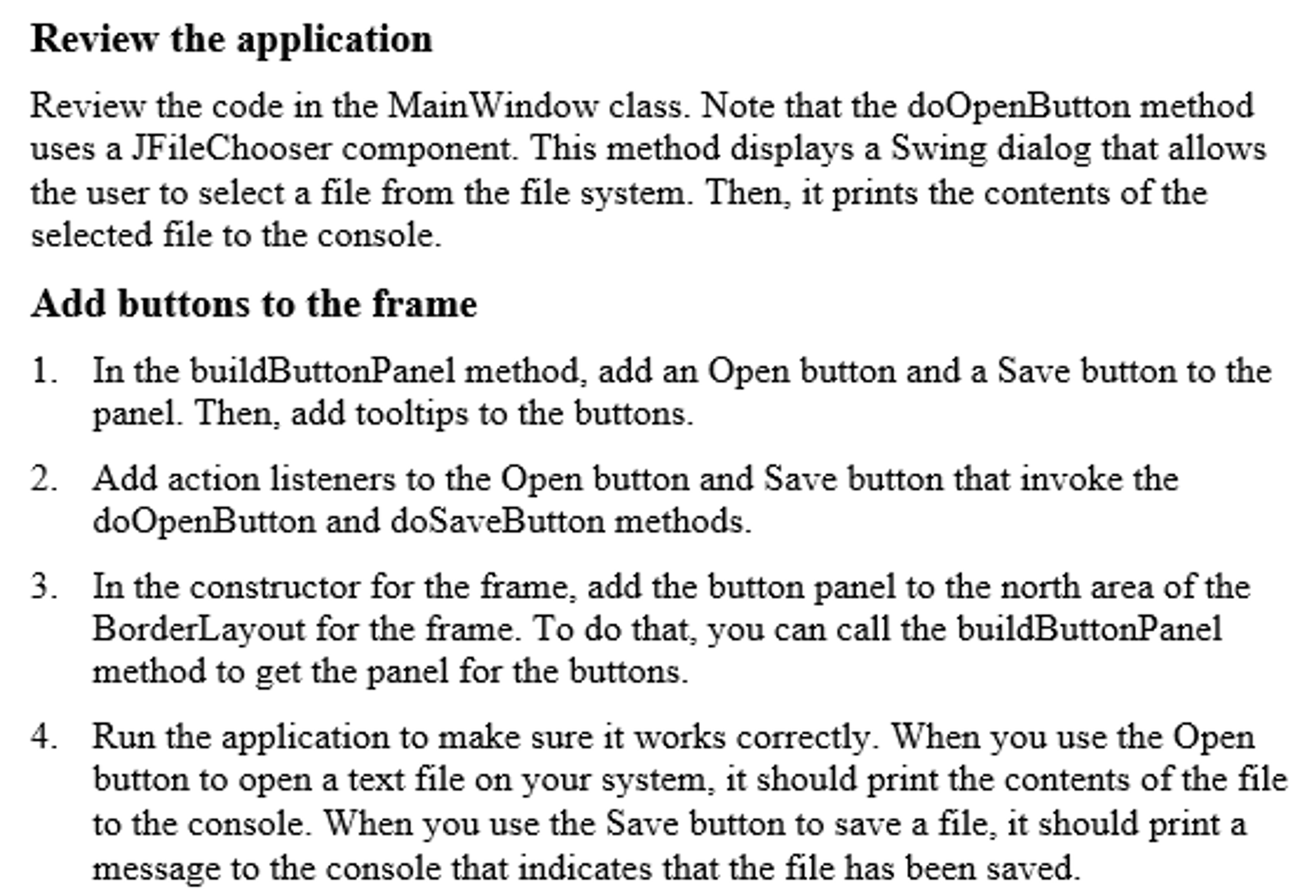 Solved Modify a text editorIn this exercise, you'll add code | Chegg.com