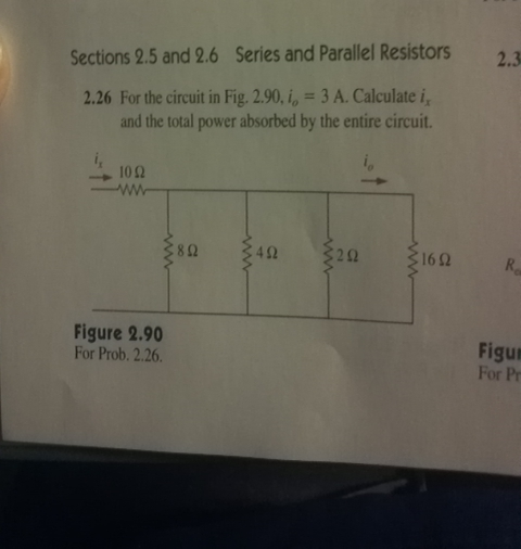 Solved For The Circuit Fig 2 90 I0 3 A Calculate Ix 