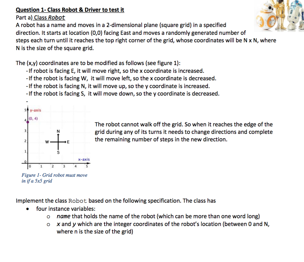 Console terminated RobotRace [Java Application] | Chegg.com