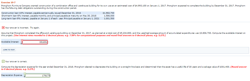 Solved Pronghorn Furniture Company started construction of a | Chegg.com