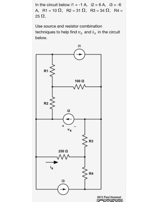 Solved In the circuit below i1 = -1 A, i2 = 6 A, i3 = -6 A, | Chegg.com