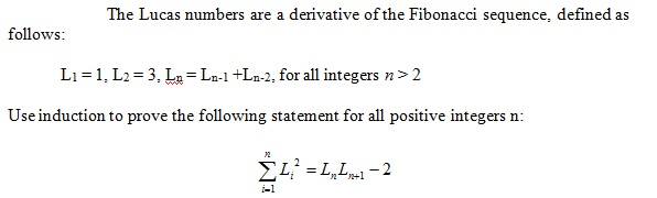 Solved The Lucas numbers are a derivative of the Fibonacci | Chegg.com