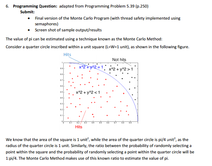 Solved 6. Programming Question: adapted from Programming | Chegg.com