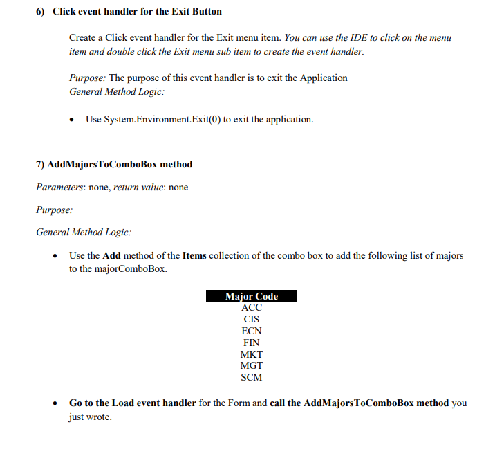 Solved Program Overview Create a data entry form for | Chegg.com