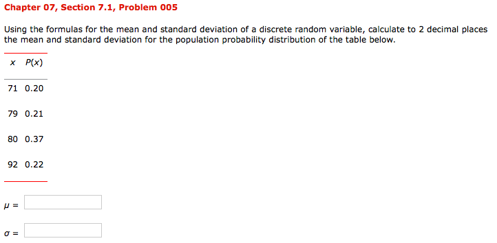 Solved Chapter 07, Section 7.1, Problem 005 Using the | Chegg.com