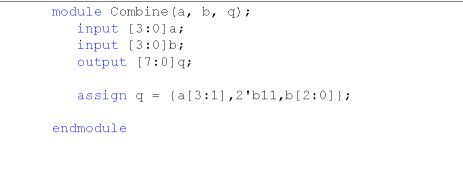 Solved 1.Buses (or vectors) can be created by concatenating | Chegg.com
