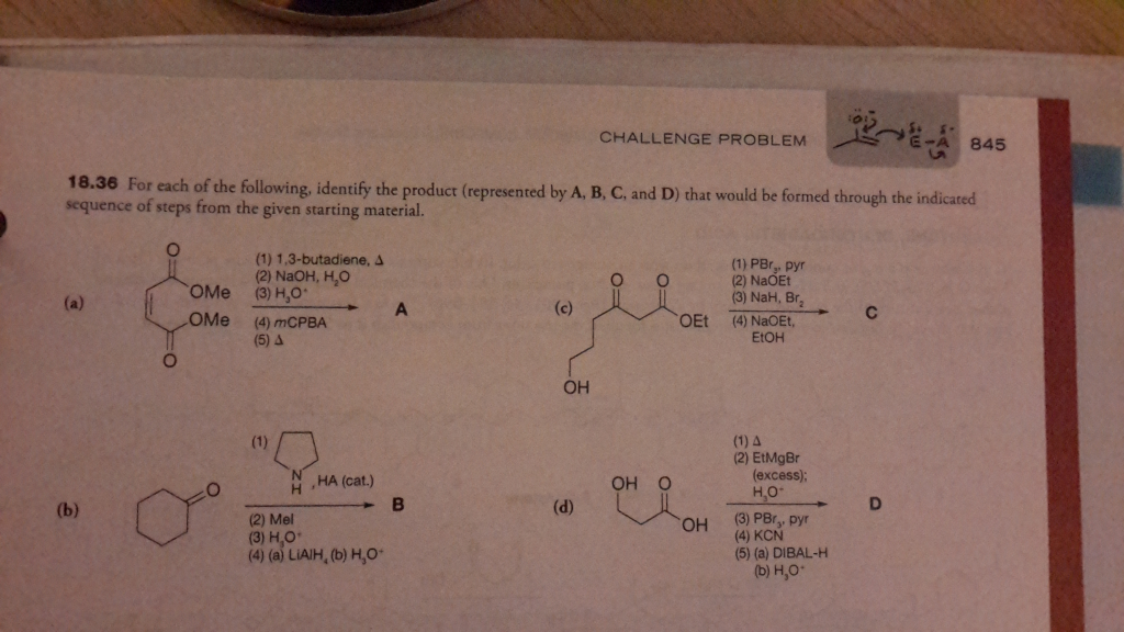 Solved CHALLENGE PROBLEM 36 For each of the following, | Chegg.com