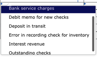 Solved Bank service charges Debit memo for new checks | Chegg.com