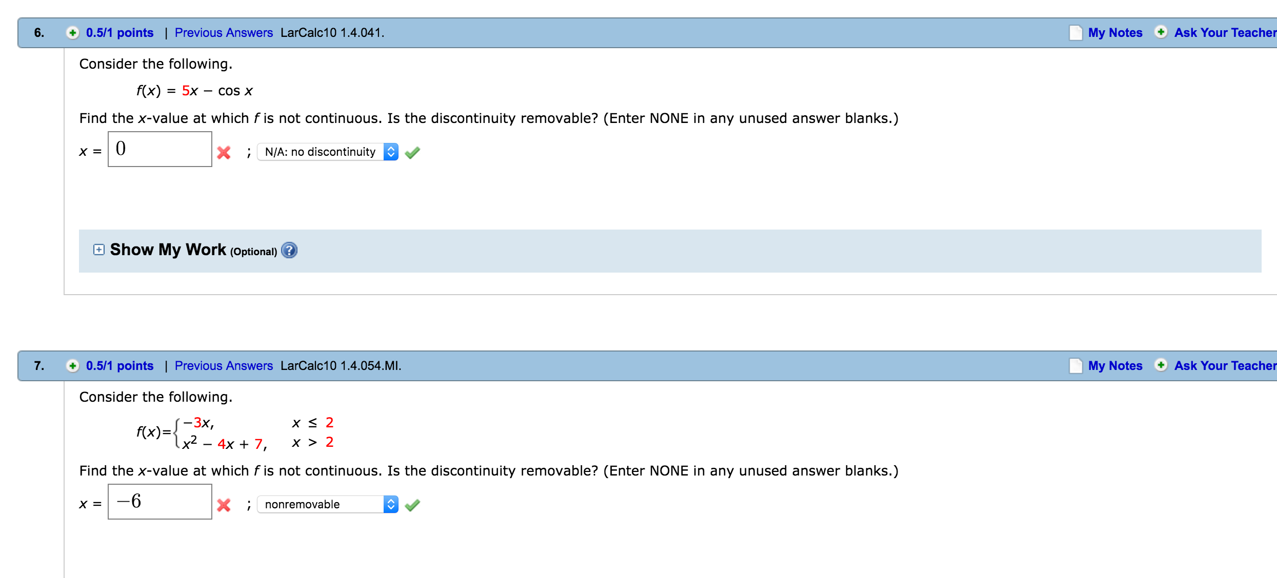 Solved Consider the following. f(x) = 5x - cos x Find the | Chegg.com Solved Consider the following. f(x) = 5x - cos x Find the | Chegg.com