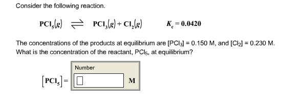 Solved Consider the following reaction. PCl4(g) arrow | Chegg.com