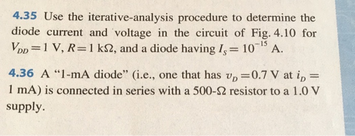 Use the iterative-analysis procedure to determine the | Chegg.com