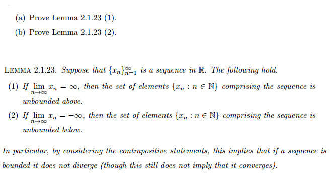 Solved Prove Lemma 2. 1. 23 (1). Prove Lemma 2. 1. 23 (2). | Chegg.com