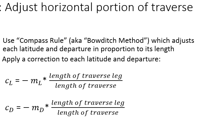 Solved Using the figure of the traverse seen below, and the | Chegg.com