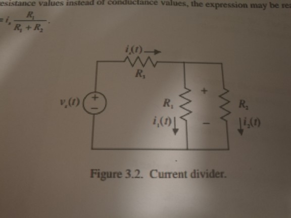 Solved 2130 Current Divider 3. For the current-divider | Chegg.com