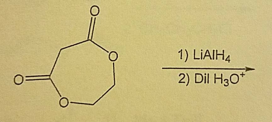 Solved 1) LiAIH4 2) Dil H3O | Chegg.com