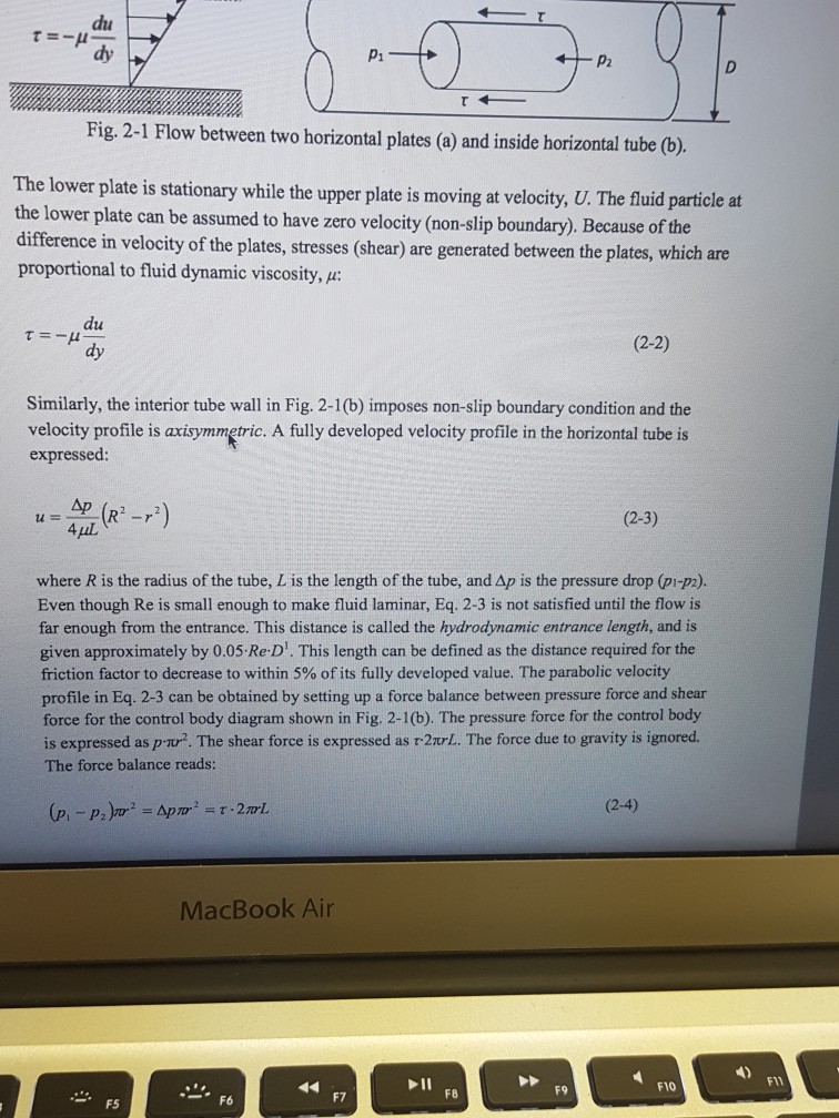 Solved Measurement of air viscosity Obiectives To understand | Chegg.com
