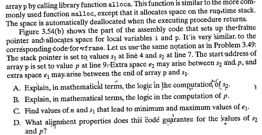 3.72 Figure 3.54(a) shows the code for a function | Chegg.com