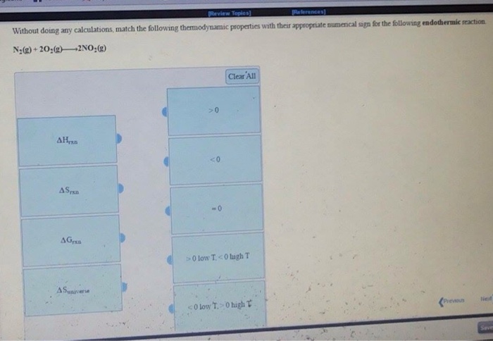 Solved Without doing any calculations, match the following | Chegg.com