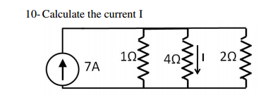 Solved Calculate the current I | Chegg.com