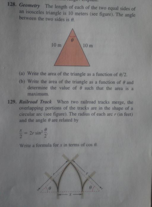 Solved Answer for Problem # 29 is: x = 2r(1 - cos(theta)) | Chegg.com