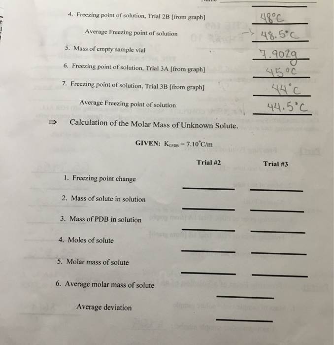 Solved RECORD ALL DATA IN INK. SHow coMPLETE ..SET-UPs" (and | Chegg.com