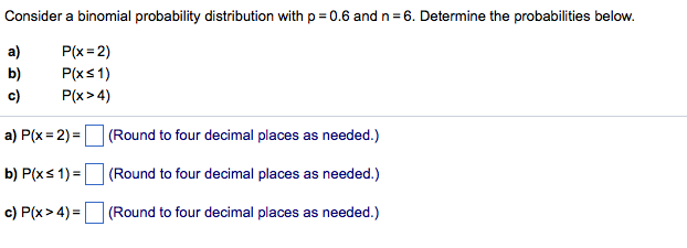 Solved Consider a binomial probability distribution with p = | Chegg.com