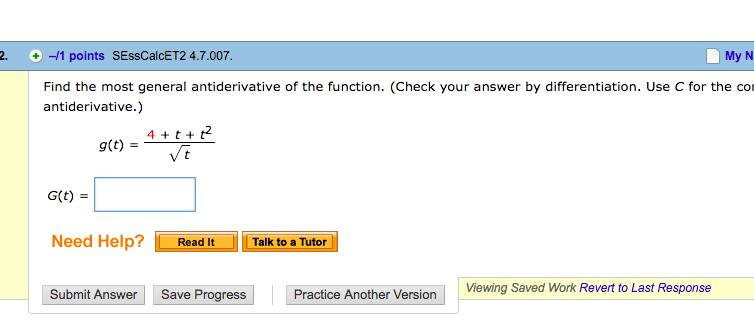Solved 2. -11 points SEssCalcET2 4.7.007 My N Find the most | Chegg.com