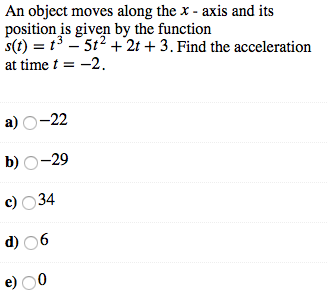Solved An object moves along the X - axis and its position | Chegg.com