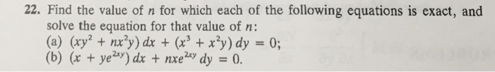 Solved Find the value of n for which each of the following | Chegg.com