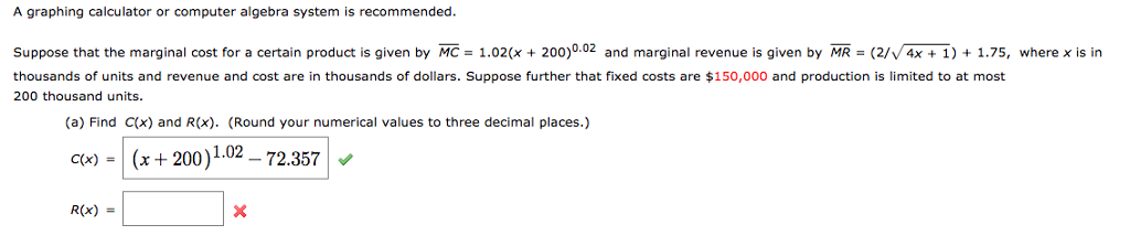 Solved A graphing calculator or computer algebra system is | Chegg.com