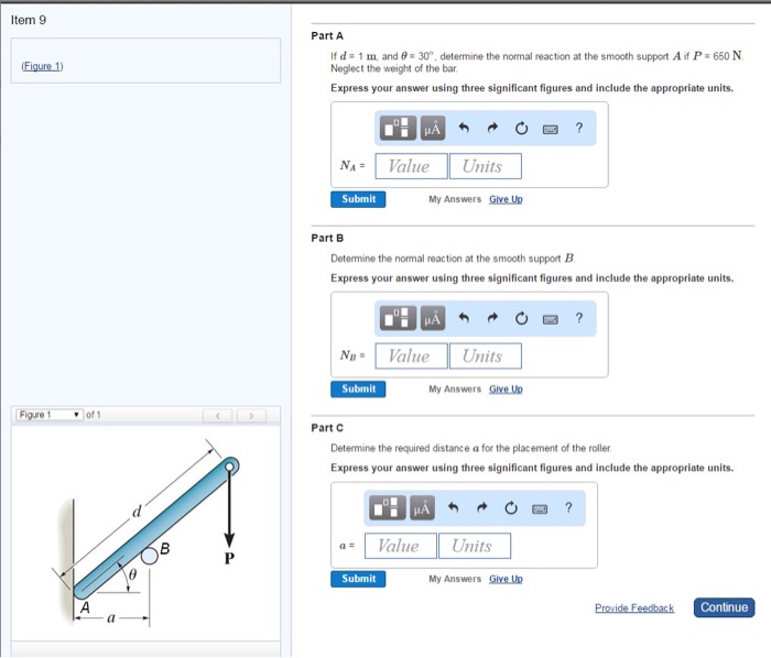 Solved If d = 1 m, and theta = 30 degree, determine the | Chegg.com