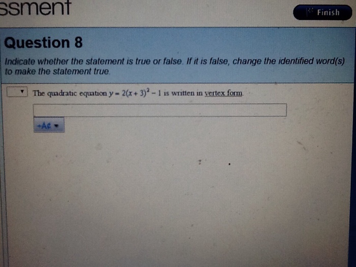 Solved Indicate whether the statement is true or false. It | Chegg.com