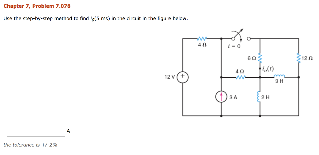 Solved Chapter 7, Problem 7.078 Use the step-by-step method | Chegg.com
