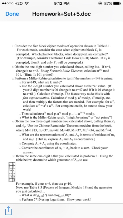 Solved Consider the five block cipher modes of operation | Chegg.com