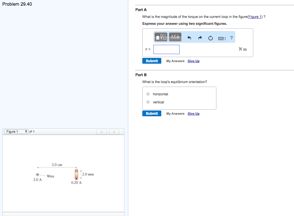 Solved Problem 29.40 Part A What is the magnitude of the | Chegg.com
