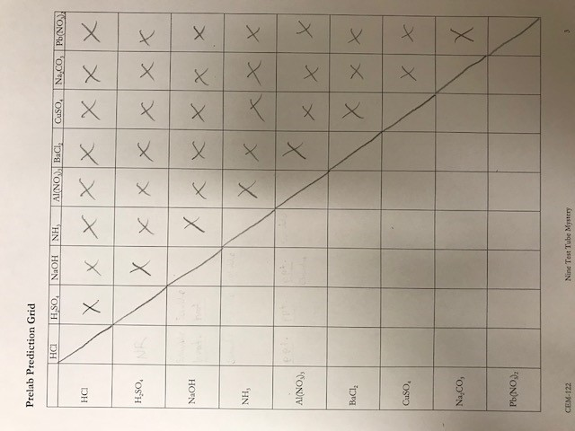 Solved Nine Test Tube Mystery Grid. Please fill out boxes | Chegg.com