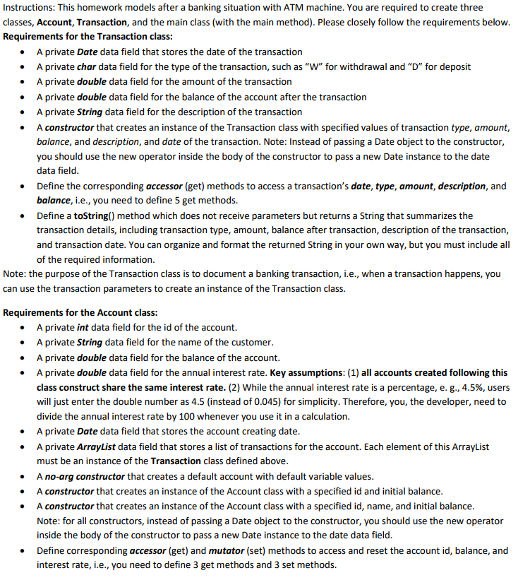 Solved Calling all Java experts! I need help putting | Chegg.com